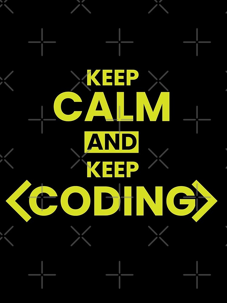 "keep calm and keep coding" Drawstring Bag for Sale by s-arta | Redbubble