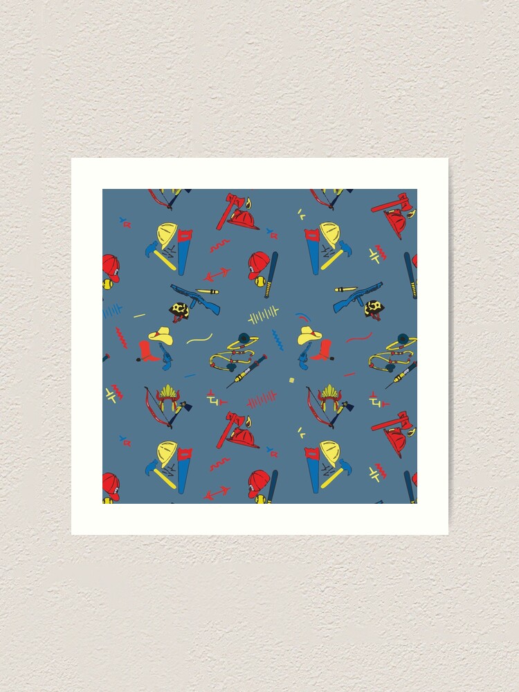 Lámina artística «Good Guys - Patrón de vestimenta general de Chucky ...