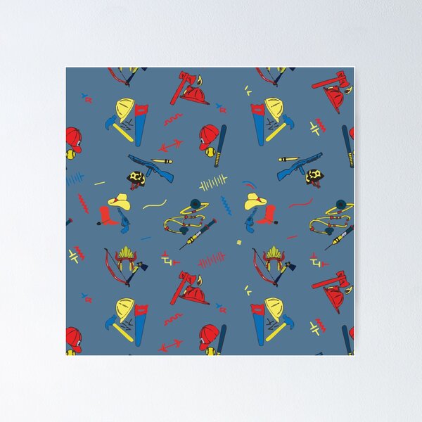 "Good Guys - Chucky's Overall Outfit Pattern" Poster for Sale by ...