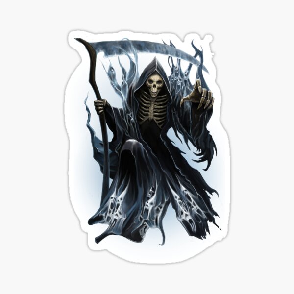 "Spirit Reaper" Sticker by Mystik-Media | Redbubble