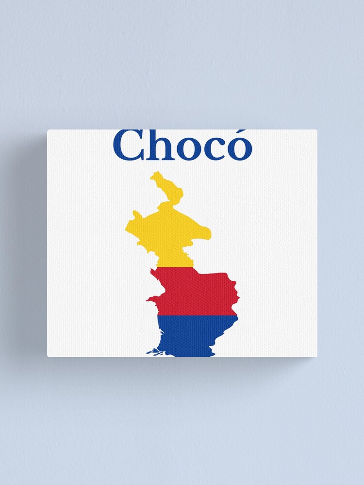 Lienzo «Mapa del Departamento de Chocó, Departamento de Colombia» de ...