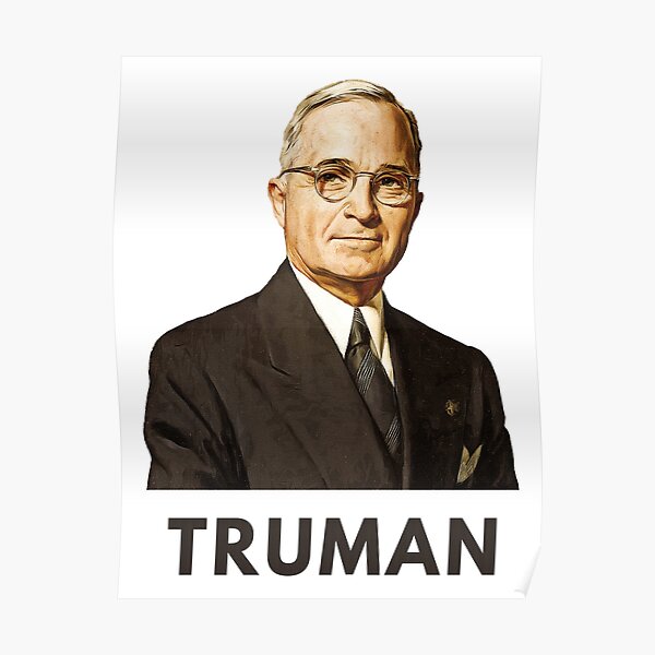 President Truman Posters | Redbubble