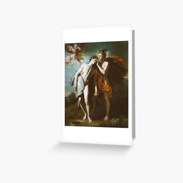 "Apollo and Hyacinth - Greek Mythology " Greeting Card by DaniVaca ...