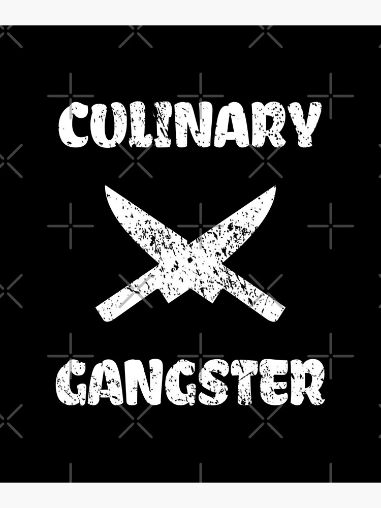 "Culinary Gangster" Poster for Sale by liftdesign | Redbubble