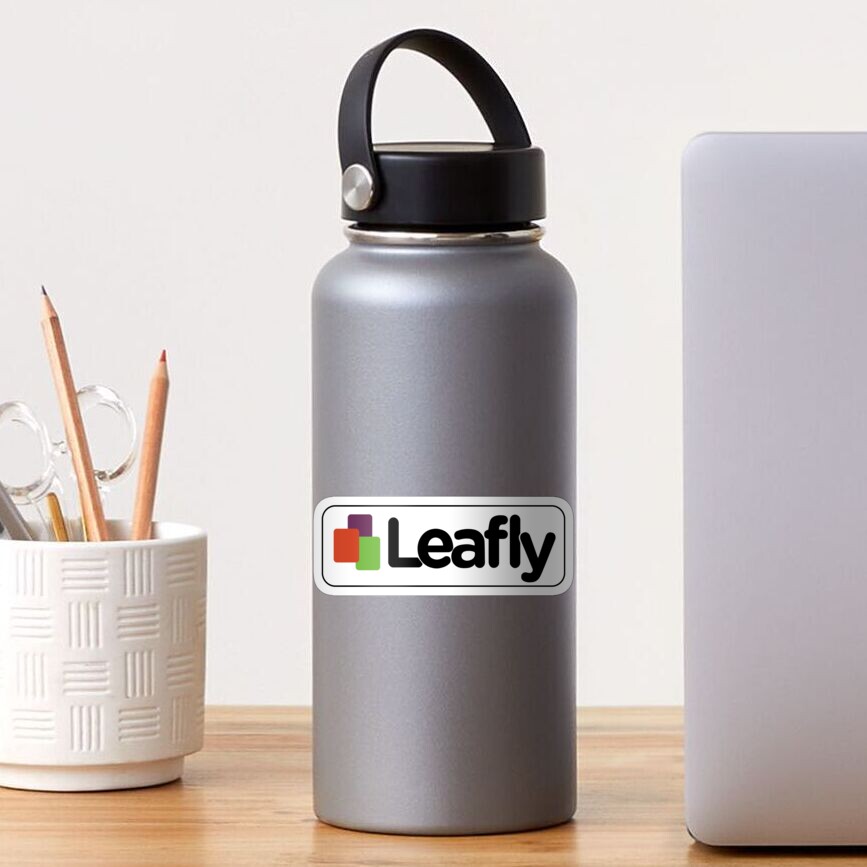 "Leafly Logo" Sticker for Sale by dmorissette | Redbubble