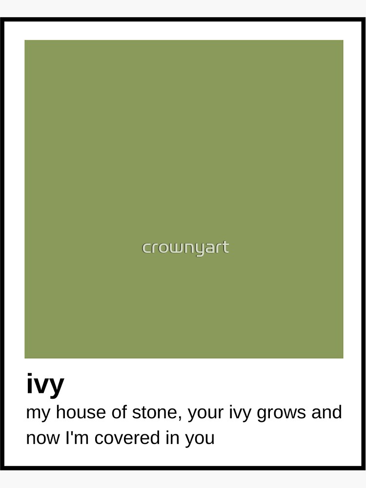 "ivy pantone" Sticker by crownyart | Redbubble