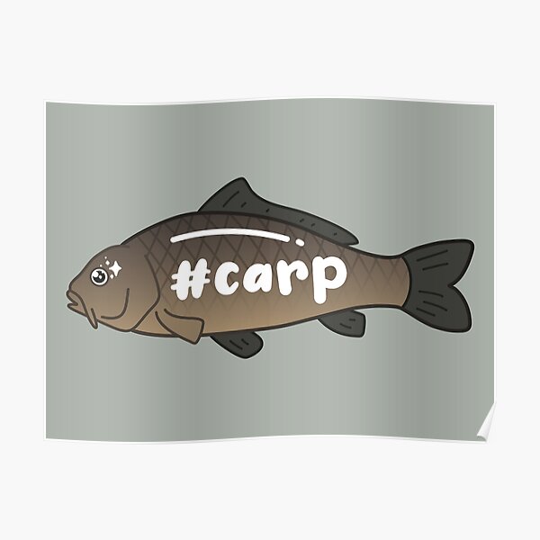"Carp Meme" Poster by ElectricFangs | Redbubble