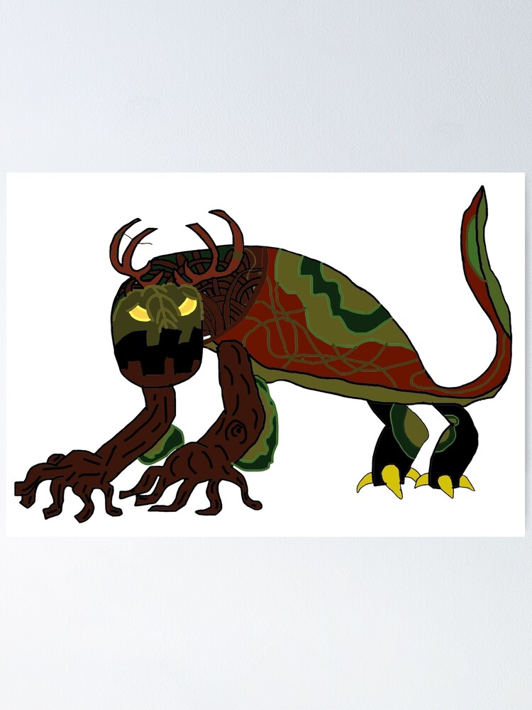 "Forest Monster" Poster by MadyxsCreations | Redbubble