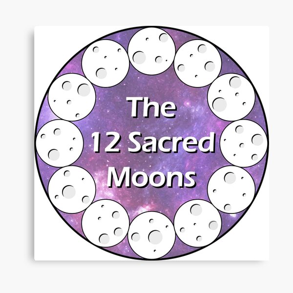 Twelve Moons Canvas Prints | Redbubble