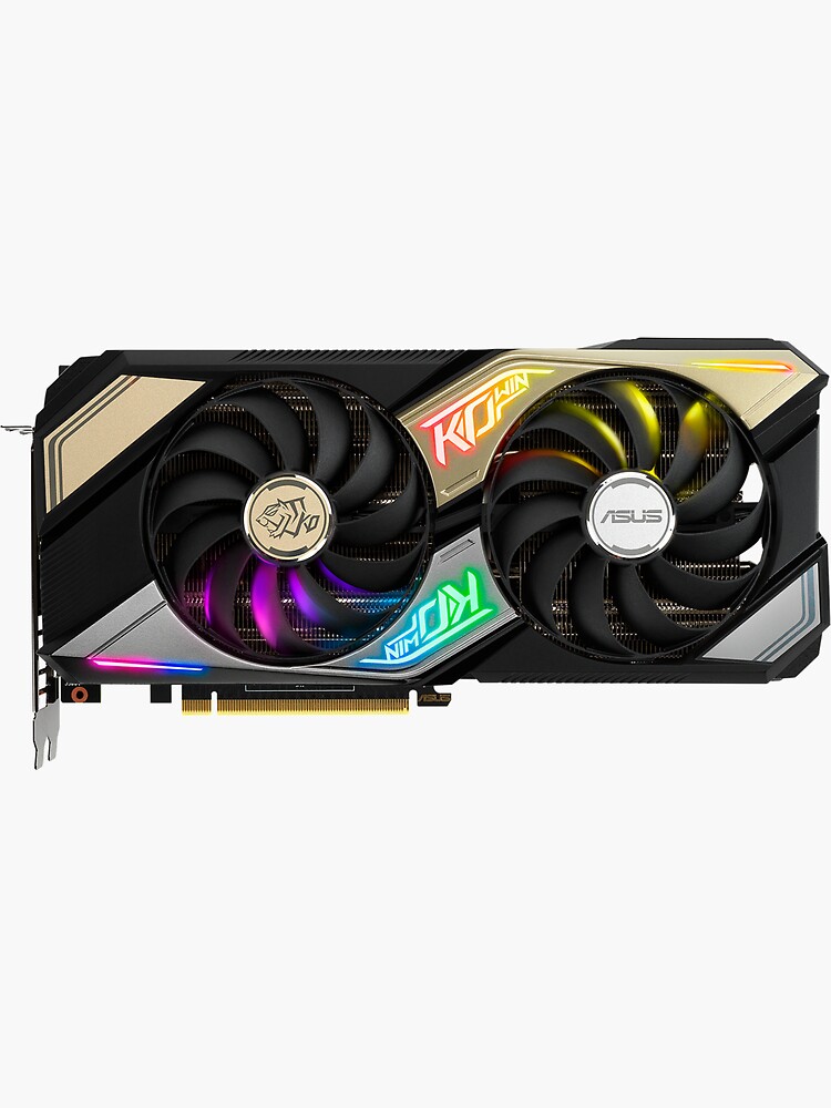 "RTX3060ti - Asus KO" Sticker by ArtxcL | Redbubble