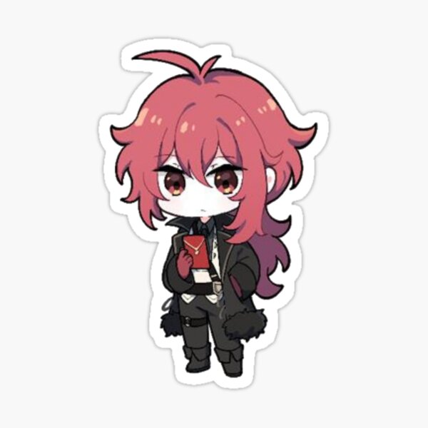 "Genshin Impact Diluc" Sticker by RedG95 | Redbubble