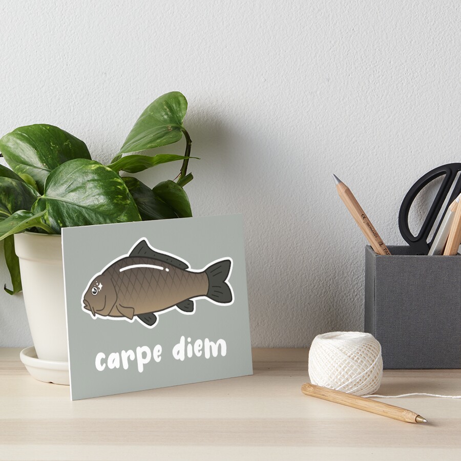 "CARPe Diem Meme" Art Board Print by ElectricFangs | Redbubble