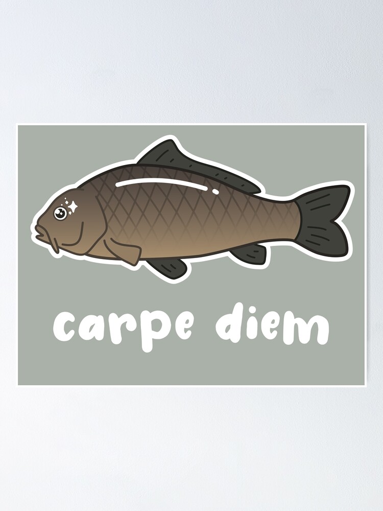 "CARPe Diem Meme" Poster for Sale by ElectricFangs | Redbubble