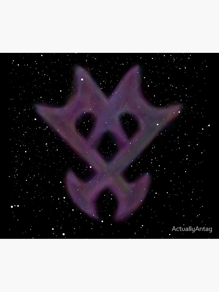 "Kingdom Hearts - Cosmic Unversed Symbol" Throw Blanket by ...