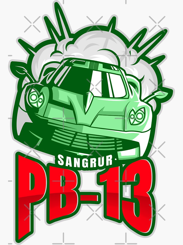 "Sangrur PB13" Sticker by sarpanch | Redbubble