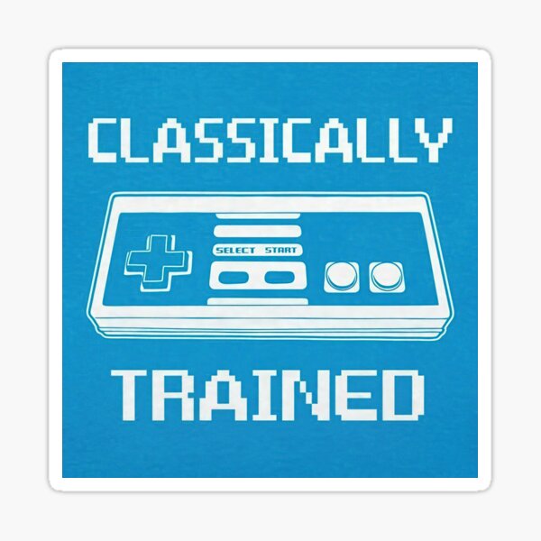 "Classically Trained" Sticker by LooterChan | Redbubble