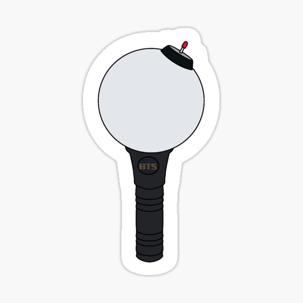 "BTS Lightstick Version 1" Sticker for Sale by jazminepedraza | Redbubble