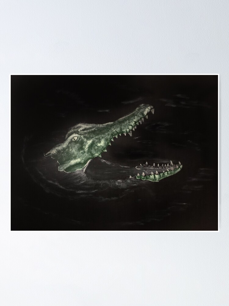 "Coco the crocodile" Poster by SylvainTOURRAL | Redbubble