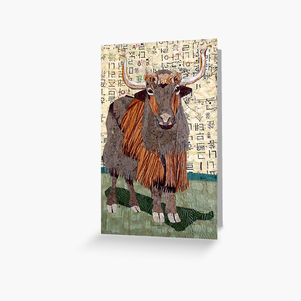 "Y is for Yak" Greeting Card for Sale by allegrafisher | Redbubble