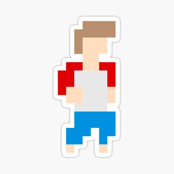 Pegatina «Pixel Art TommyInnit» de toad-man-atlas | Redbubble