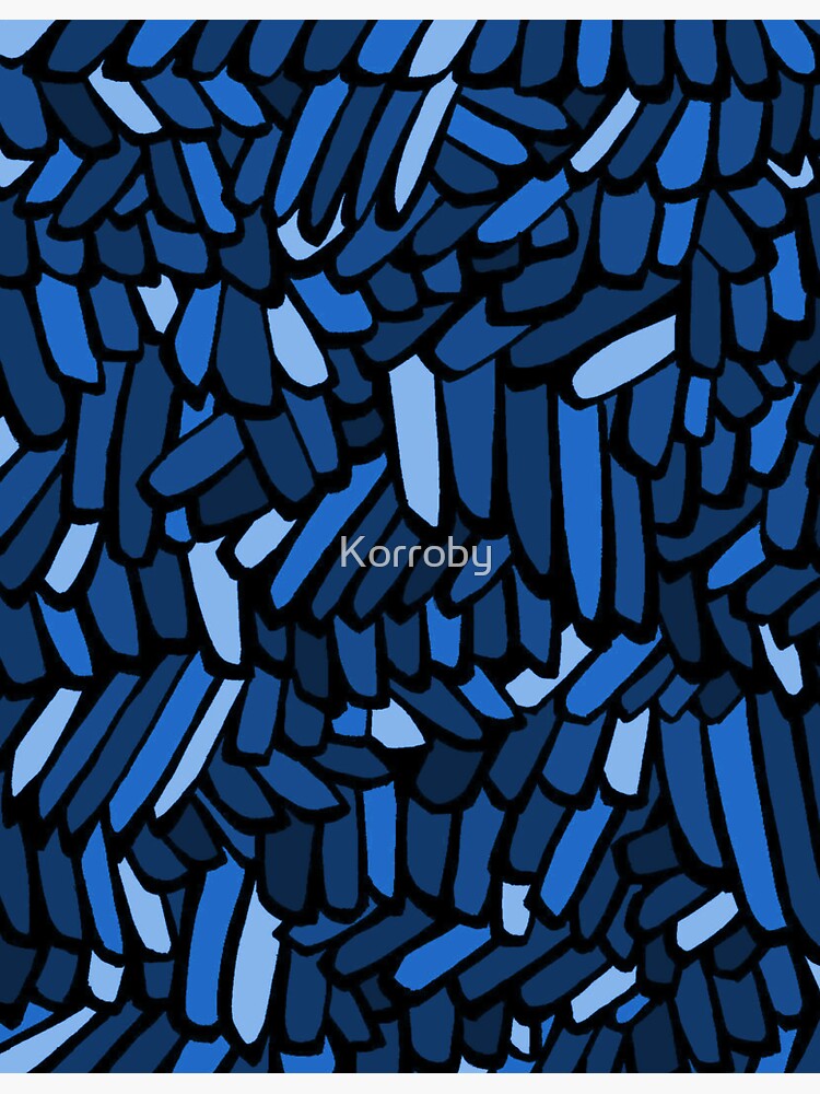 "Fantastical Cerulean Color Collage" Sticker for Sale by Korroby ...