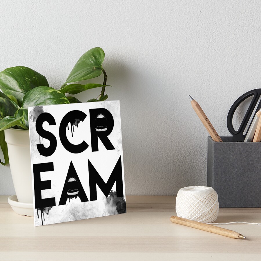 "Shout it Out" Art Board Print for Sale by Kendom-Arts | Redbubble