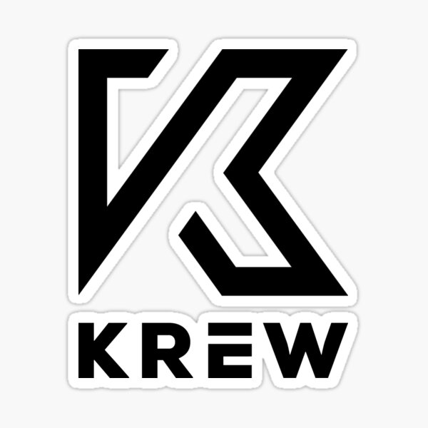 "Cute Gaming Fanart Funneh and the Krew K Black Kids Cartoon" Sticker ...