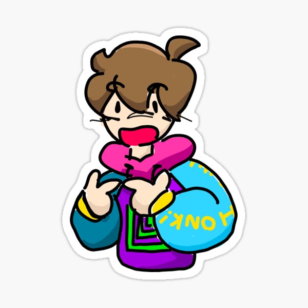 "Karl :)" Sticker by MacaroniSlothCo | Redbubble