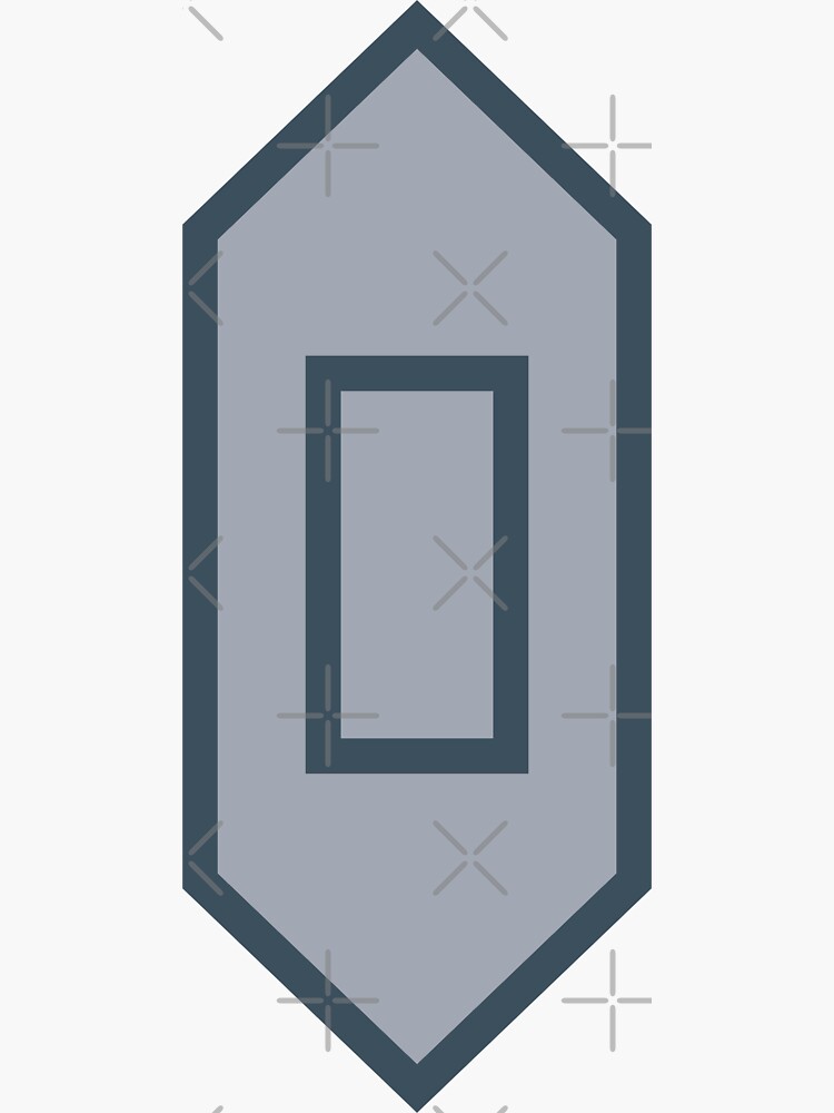 "Heart of Beskar Repeating Pattern (Steel Grey)" Sticker for Sale by ...