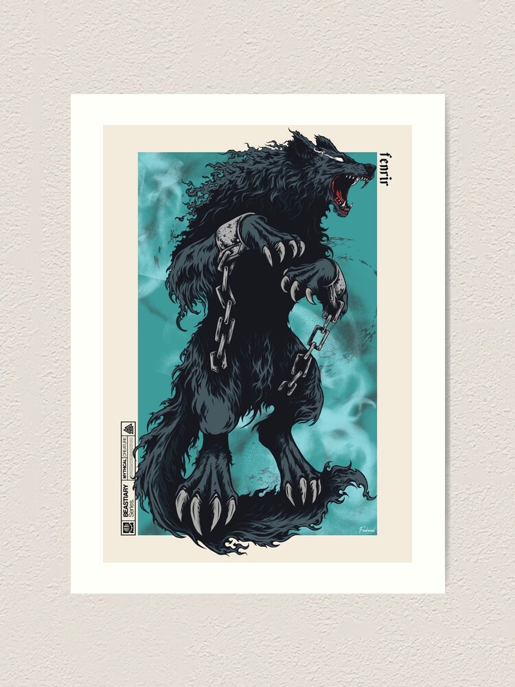 "Fenrir" Art Print for Sale by okefadel | Redbubble