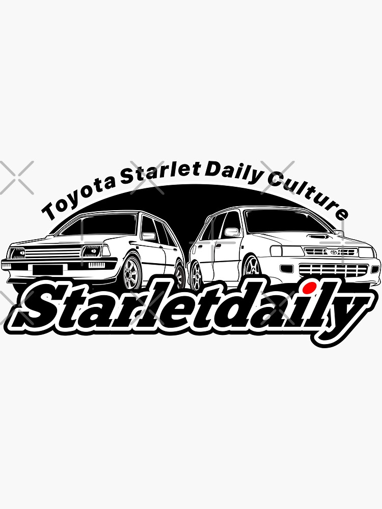 "Official Merch Starlet Daily" Sticker for Sale by 154avenue | Redbubble