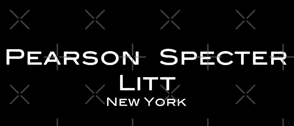 "Suits Pearson Specter Litt Logo" by olivergraham | Redbubble