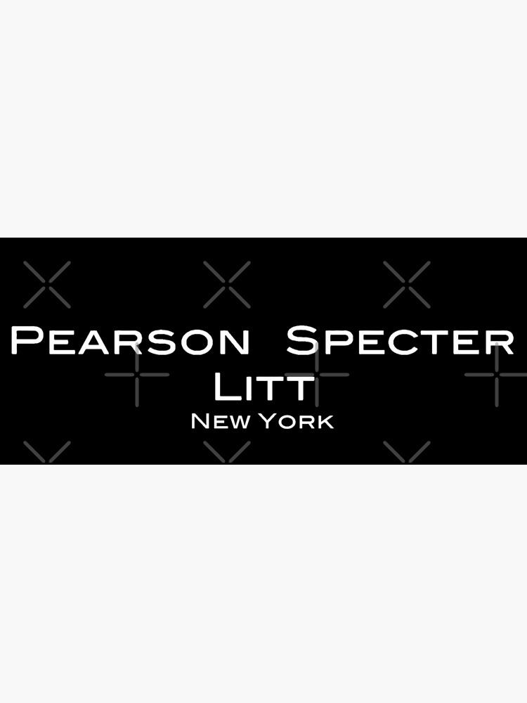 "Suits Pearson Specter Litt Logo" Canvas Print by olivergraham | Redbubble