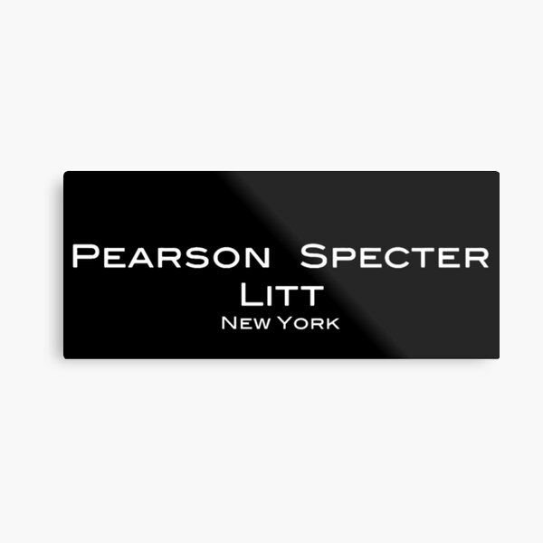 "Suits Pearson Specter Litt Logo" Metal Print for Sale by olivergraham ...