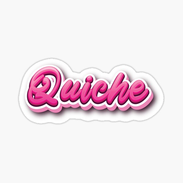 "Quiche" Sticker for Sale by ProjectX23 | Redbubble
