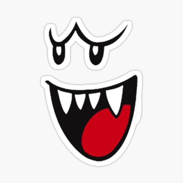 "Boo face" Sticker for Sale by illan01B | Redbubble