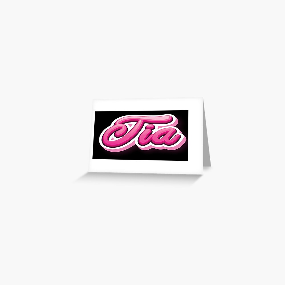 "Tia" Sticker for Sale by ProjectX23 | Redbubble
