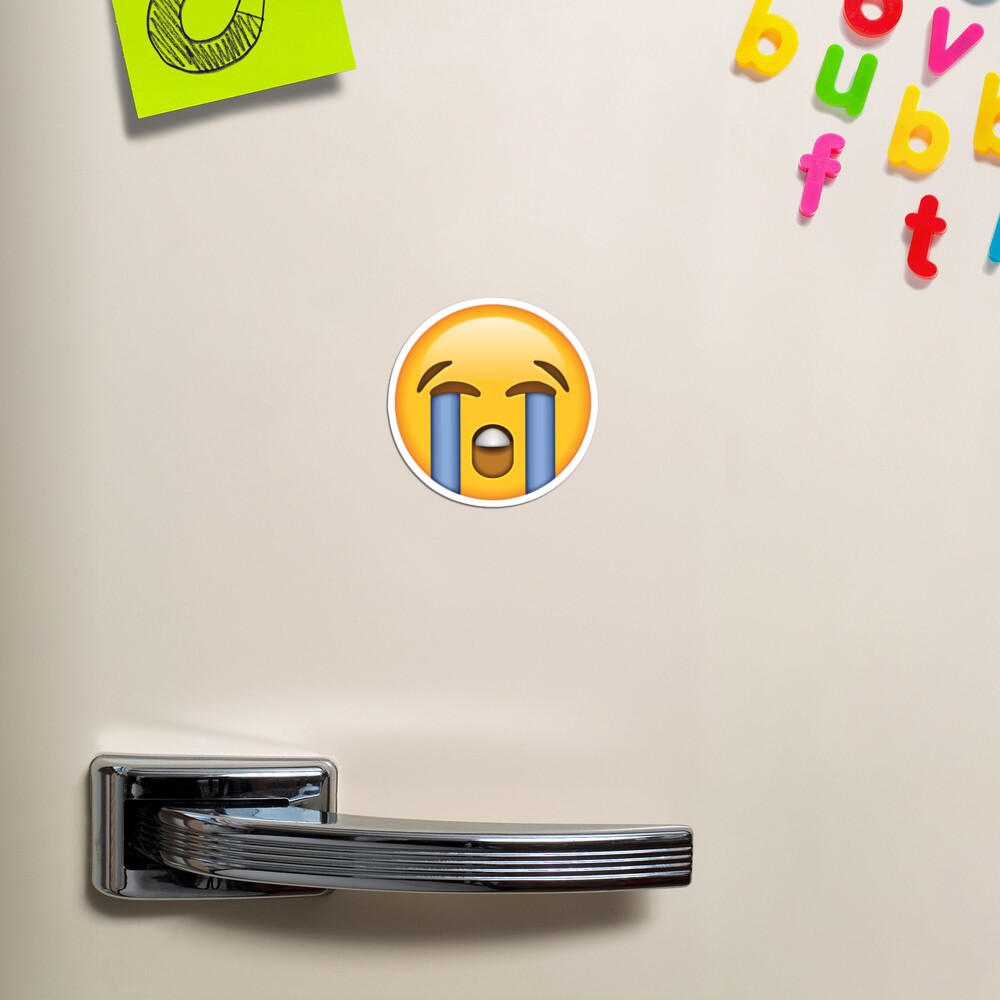 "Laughing crying emoji." Sticker by Emojicone | Redbubble