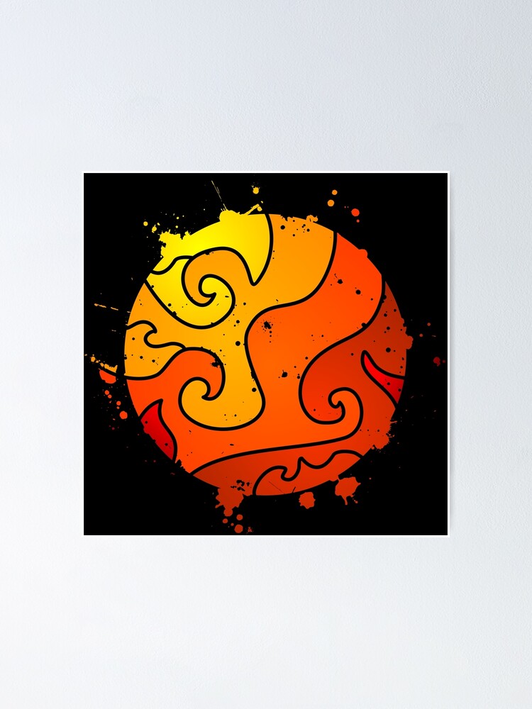 "Fire Splash" Poster by SplashArt2021 | Redbubble