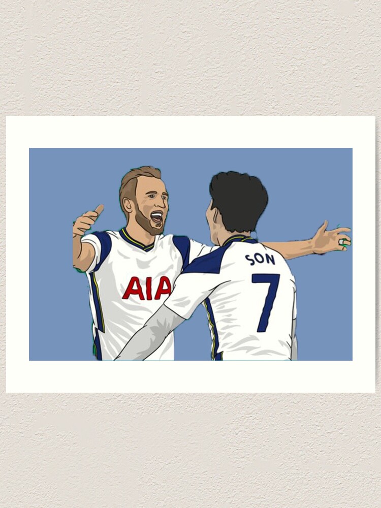 "Harry Kane & Heung-min Son - Tottenham" Art Print for Sale by ...
