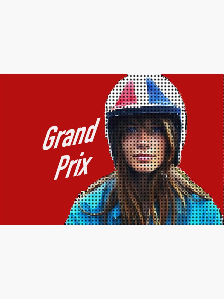 "Grand Prix" Sticker for Sale by vinyl-vision | Redbubble
