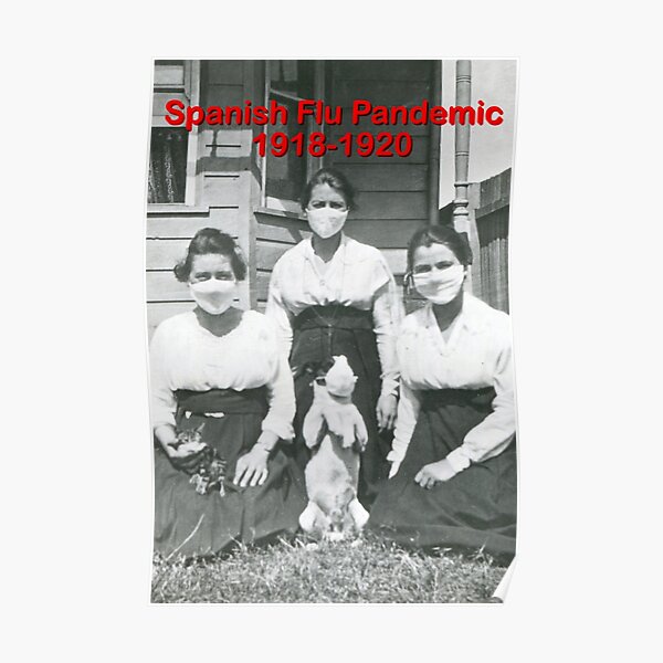 "Historic Spanish Flu Pandemic 1918 Photo" Poster for Sale by bradm50 ...
