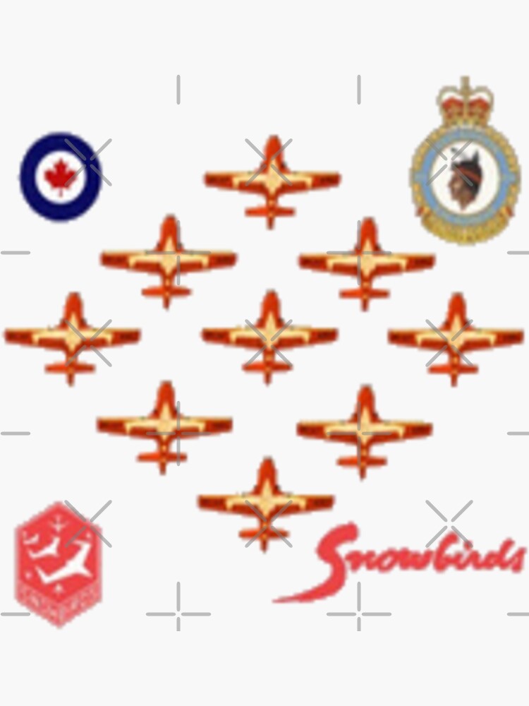 "Rcaf Snowbirds" Sticker for Sale by Areeb Khan | Redbubble