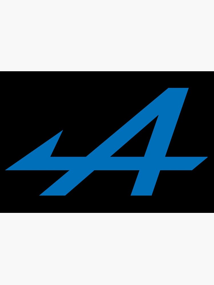 "Alpine Car Logo" Sticker for Sale by happiness18 | Redbubble