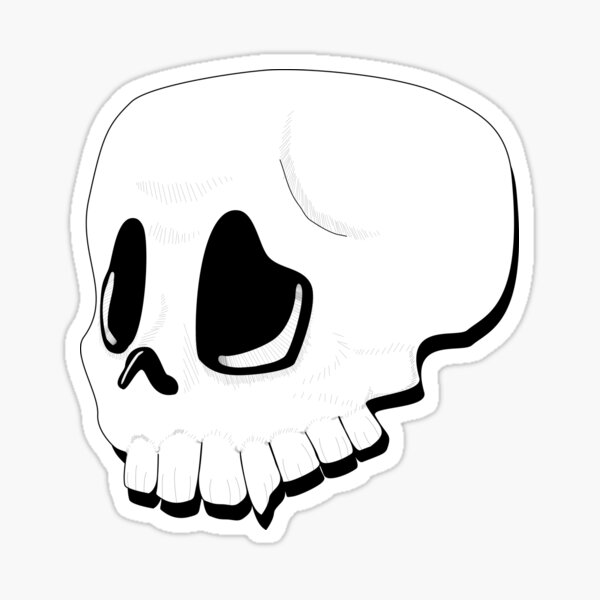 "Skull" Sticker for Sale by raidendaigo | Redbubble