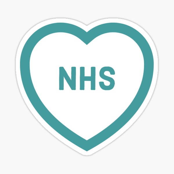 "NHS" Sticker by Jamiecsmith1986 | Redbubble