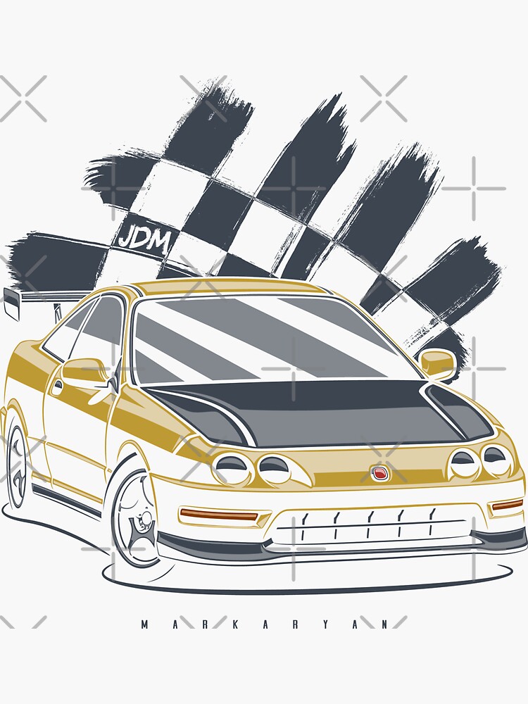 "Integra Type R" Sticker for Sale by OlegMarkaryan | Redbubble