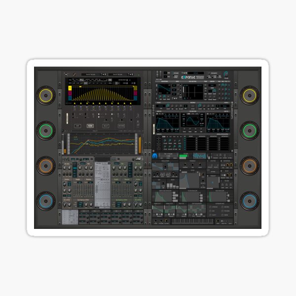 "Pro Audio Engineering Software Stack" Sticker by Commit-TEE | Redbubble