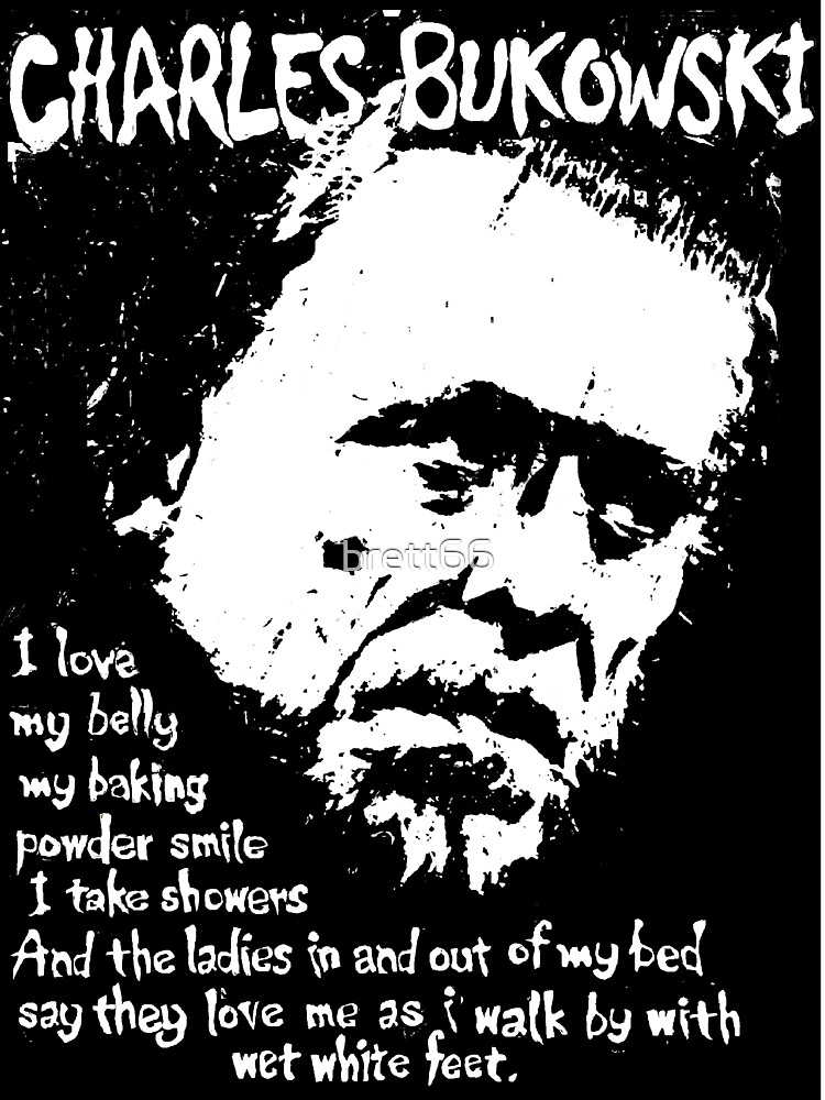 "Charles Bukowski" T-shirt by brett66 | Redbubble