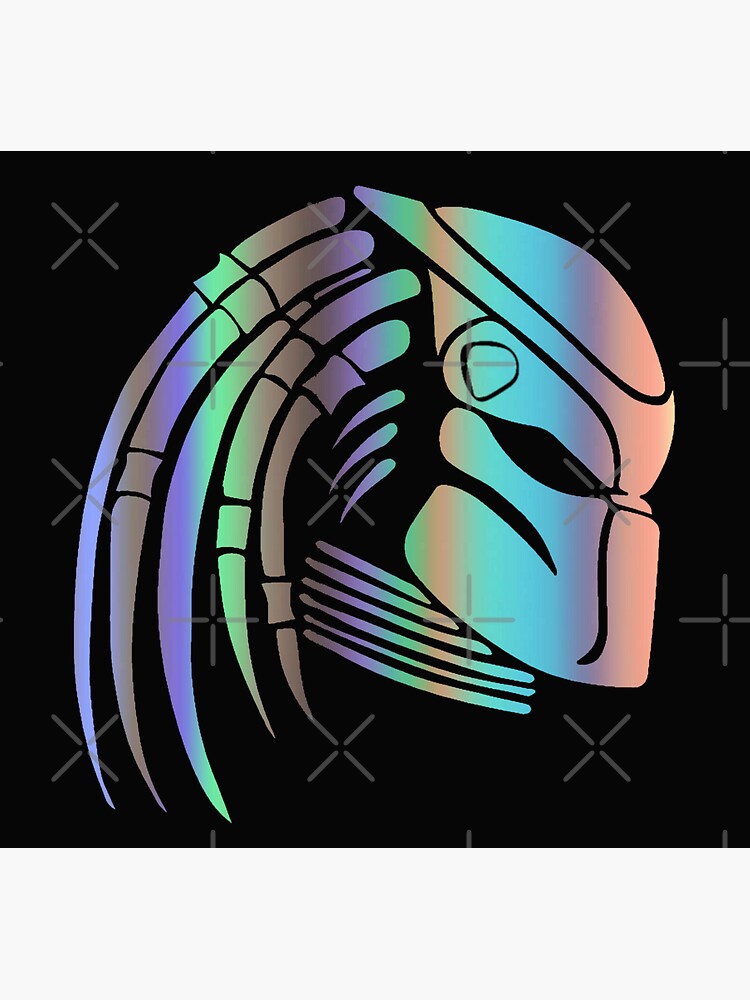"Rainbow Pastel Predator" Sticker for Sale by TeamFleaMarket | Redbubble